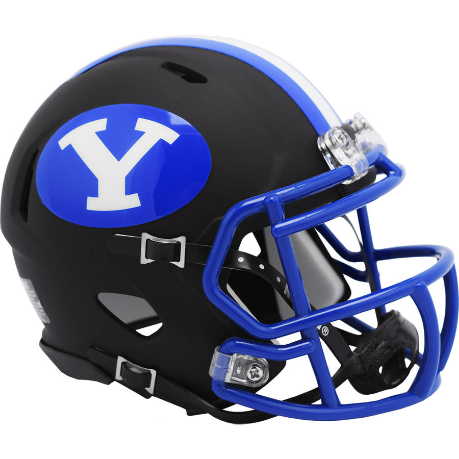 BYU Cougars Mini Speed Helmet - Matte Black 2020 — Game Day Treasures