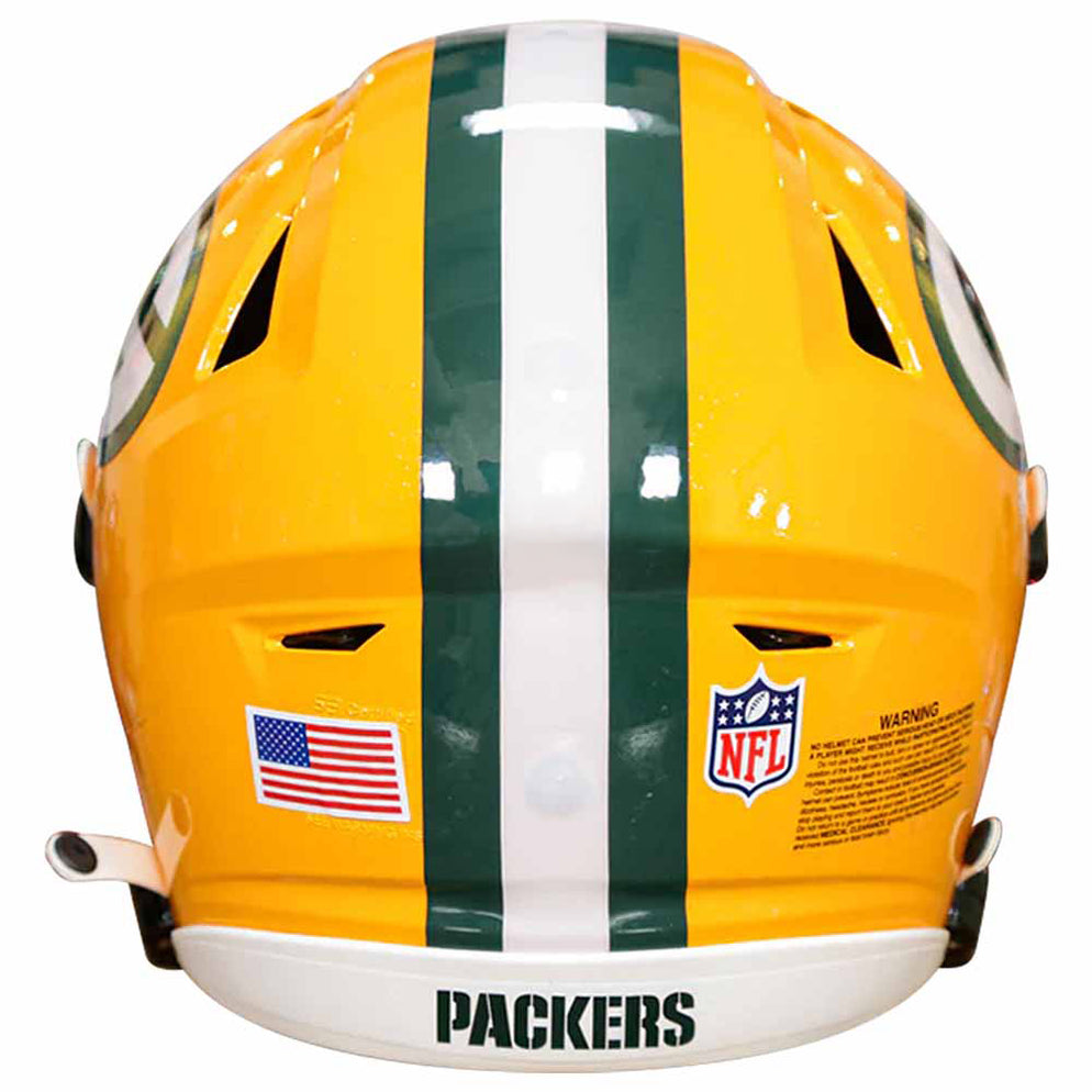 Green Bay Packers Authentic Riddell SpeedFlex Helmet — Game Day Treasures