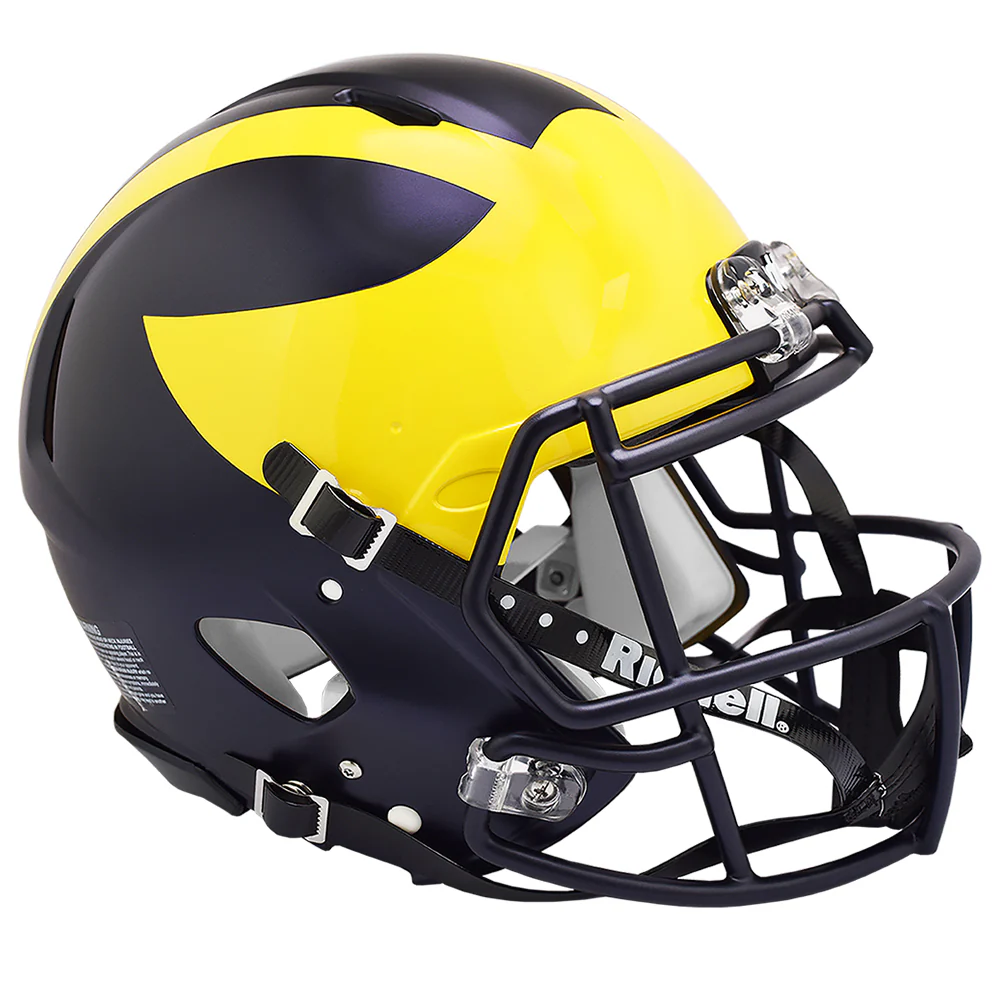 Michigan Wolverines Authentic Speed Helmet - Painted Wings — Game Day ...