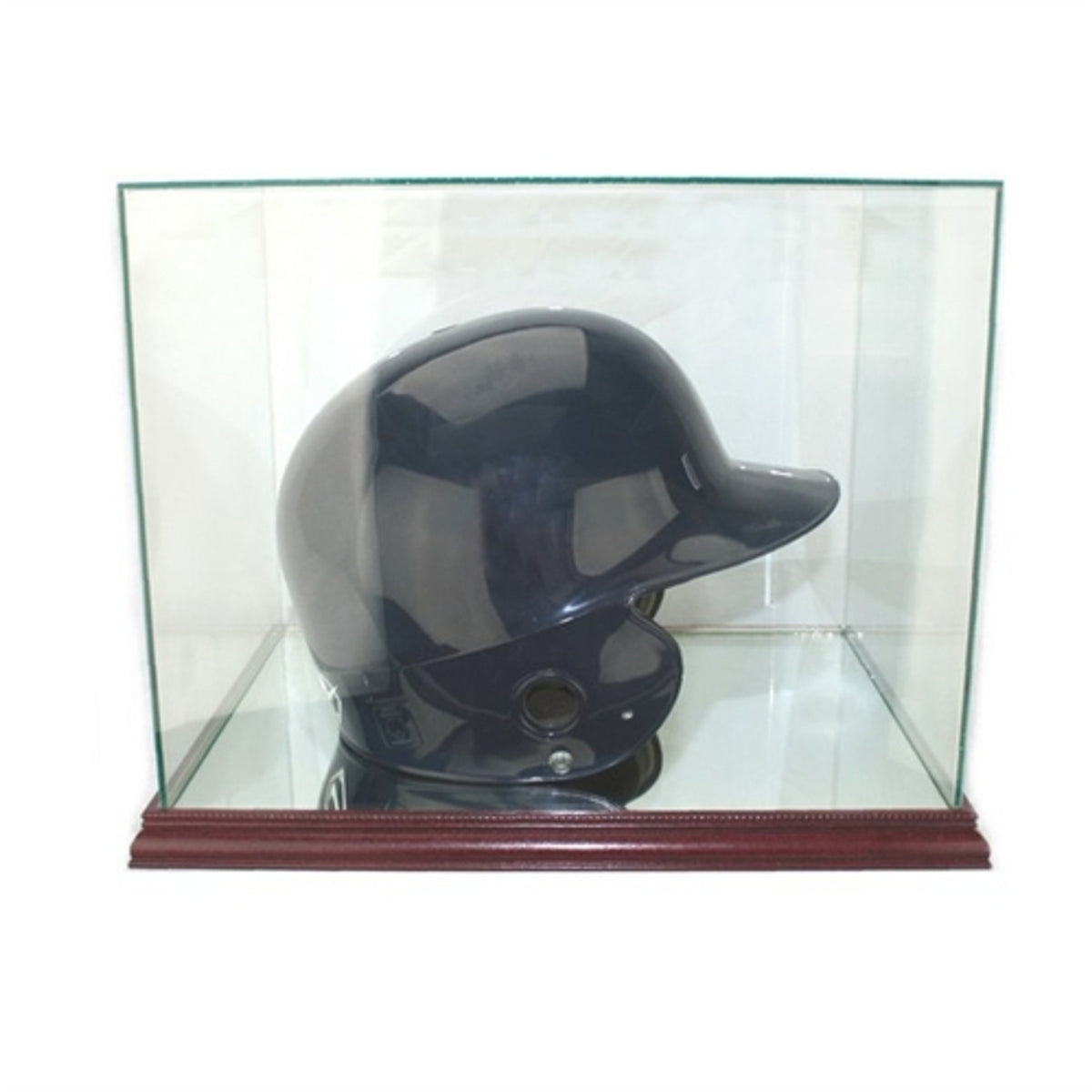 Retangle Batting Helmet Display Case with Mirror — Game Day Treasures