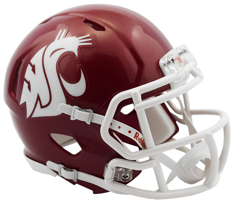 Washington State Cougars Mini Speed Helmet - Crimson — Game Day Treasures
